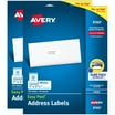 "Avery Shipping & Mailing Easy Peel Return Address Labels, 1/2""x1-3/4 ...