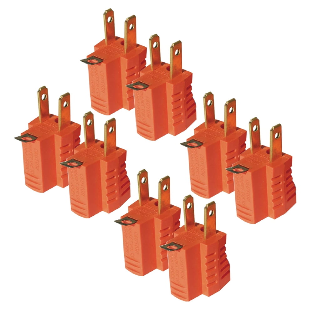 8Pack 3 to 2 Prong AC Power Outlet Grounding Adapter Tap Plug UL Listed ...