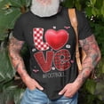 Matching Family Love Football Heart Couple Valentine V2Tshirt - Walmart.com