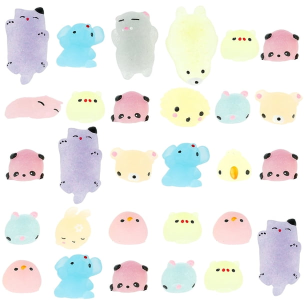 AMERTEER 28PCS Mochi Toys Mini Kawaii Mochi Stress Relief Anxiety Toys ...