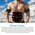 Abdominal Muscle Toner Abs Stimulator Trainer Ems Machine Toning Belt Gel Pad