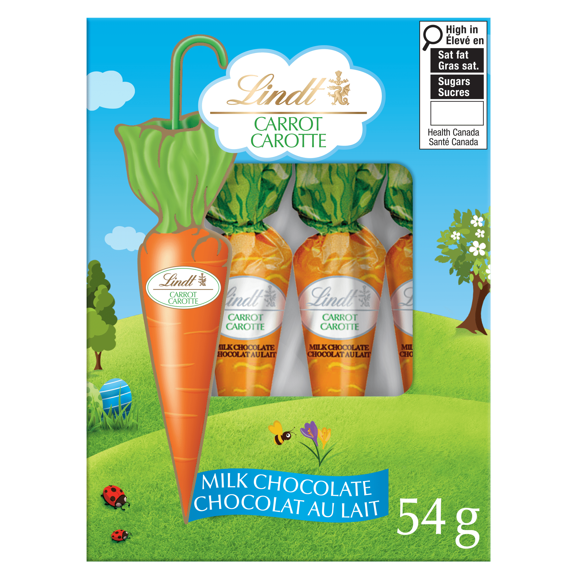 Lindt Milk Chocolate Carrots Gift Box, 54g - Walmart.ca