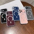 Bling Glitter Leather Back Magnetic Phone Case for iPhone, Compatible ...