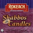 Rokeach Shabbat Candles, Unscented, White, 3-Hour Burn Time, Paraffin ...