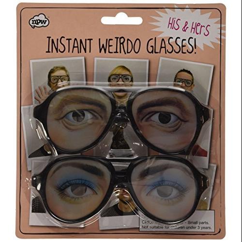Weirdo Glasses - His and Hers - Party Funny Eyes Fancy Dress 70s Crazy ...