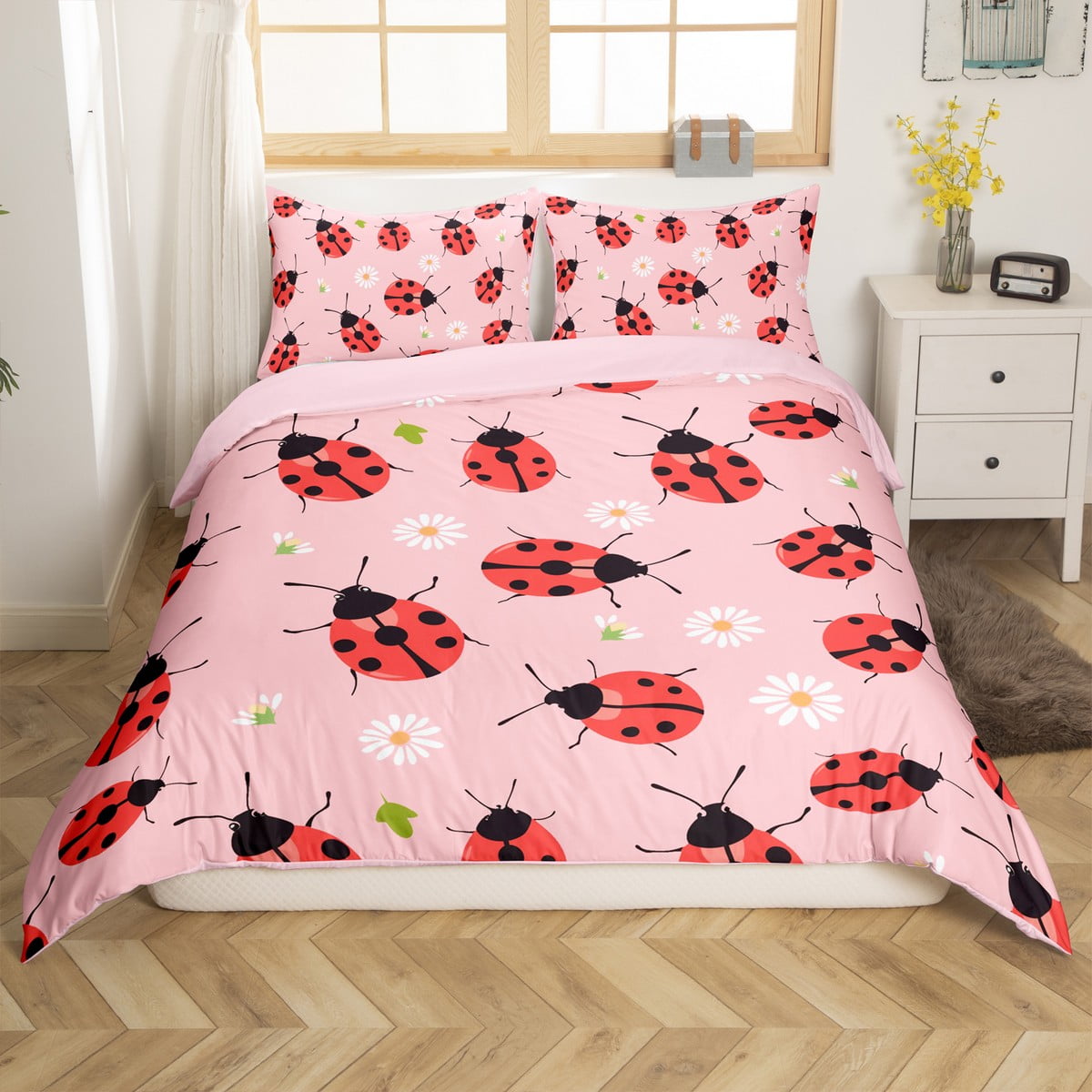 Click here for Erosebridal Cute Ladybug Comforter Cover Twin  Dai... prices