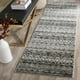 SAFAVIEH Adirondack Emil Southwestern Area Rug, Ivory/Charcoal, 9' x 12 ...