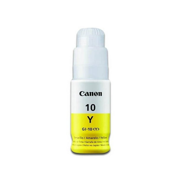 Botella de tinta Canon GI-10Y, Amarillo, Modelo: 3393C001AA. Canon 3393C001AA | Bodega Aurrera ...