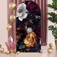 Arch Backdrop 4 Ft, Seasonal Botanical Blooms Spandex Stretch Fitted ...