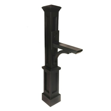 Gibraltar Mailboxes In-ground Anchor Post Kit, Wood and Steel, APK00000 ...