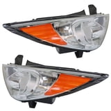 Labwork Headlights Assembly, ABS Housing, Polycarbonate Lens, L&R Fit ...