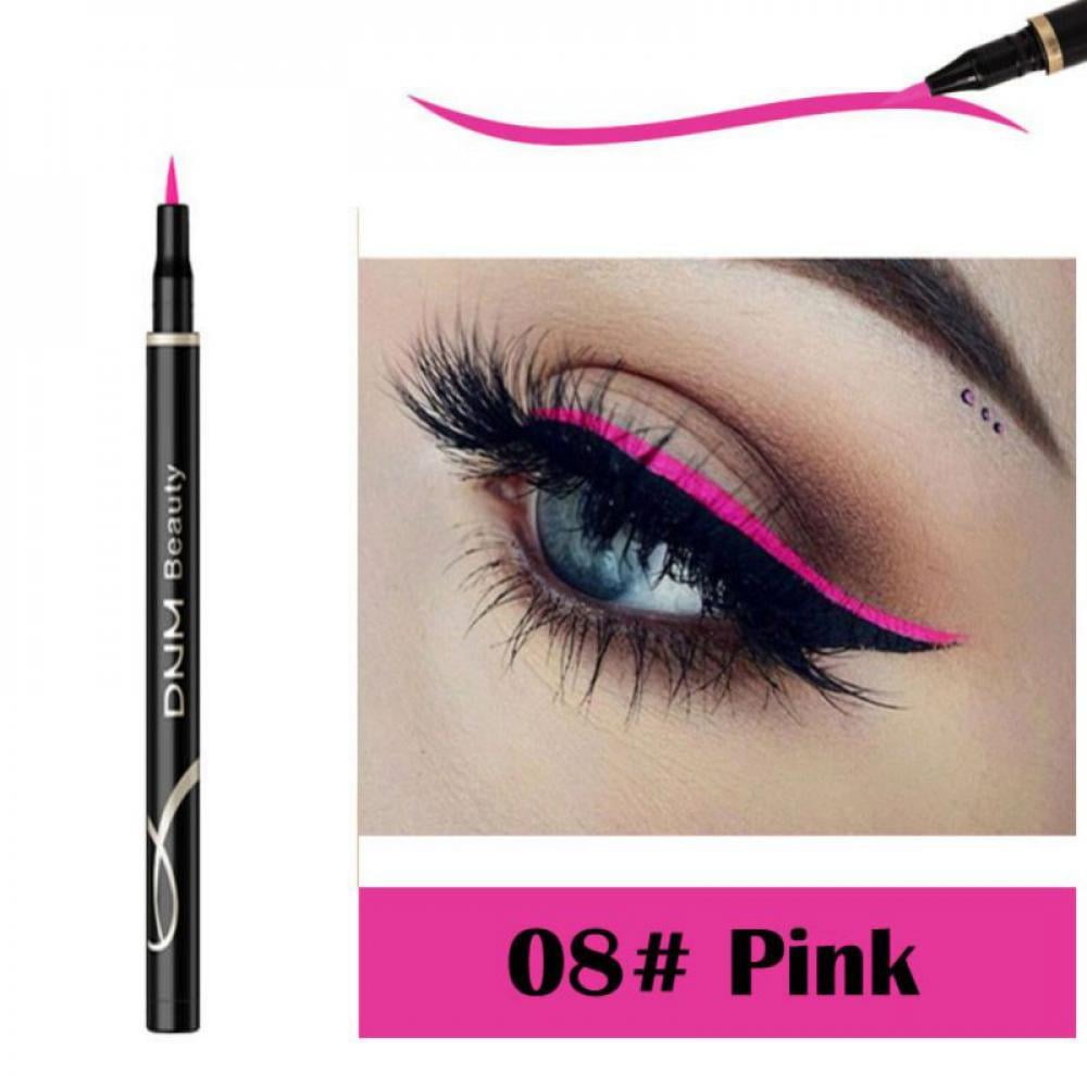 12-color Liquid Eyeliner Long-lasting Waterproof Smudge-proof Easy To ...
