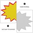 FRCOLOR 300pcs Burst Signs Garage Sale Supplies Sign Yard Signs Blank ...