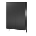 RealRooms Shadwick 3 Door Locker Style Metal Shoe Storage Cabinet for ...
