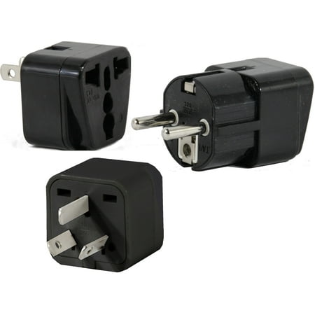 US to CHINA Travel Adapter Plug Universal ASIA Type E(C/F) A & I 3 Pack ...