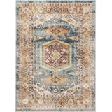 Well Woven Rodeo Roswell Blue Bohemian Eclectic Aztec Persian 7'10" x 9 ...