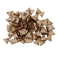 Triangle Shape Unfinished Wood Pieces with Hole for Crafts 100 Pieces ...