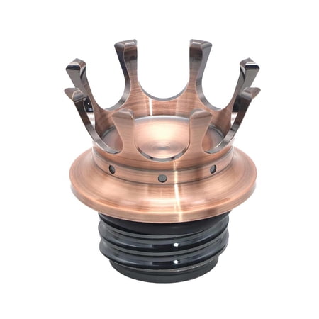 Functional King Crown Gas Cap Fuel Leakproof Motorcycle Gas Cover ...