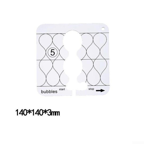 Quilting Ruler Free Motion Quilting Template With Quilting Frame Sewing ...