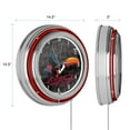 Guinness Chrome Double Rung Neon Clock - Walmart.com