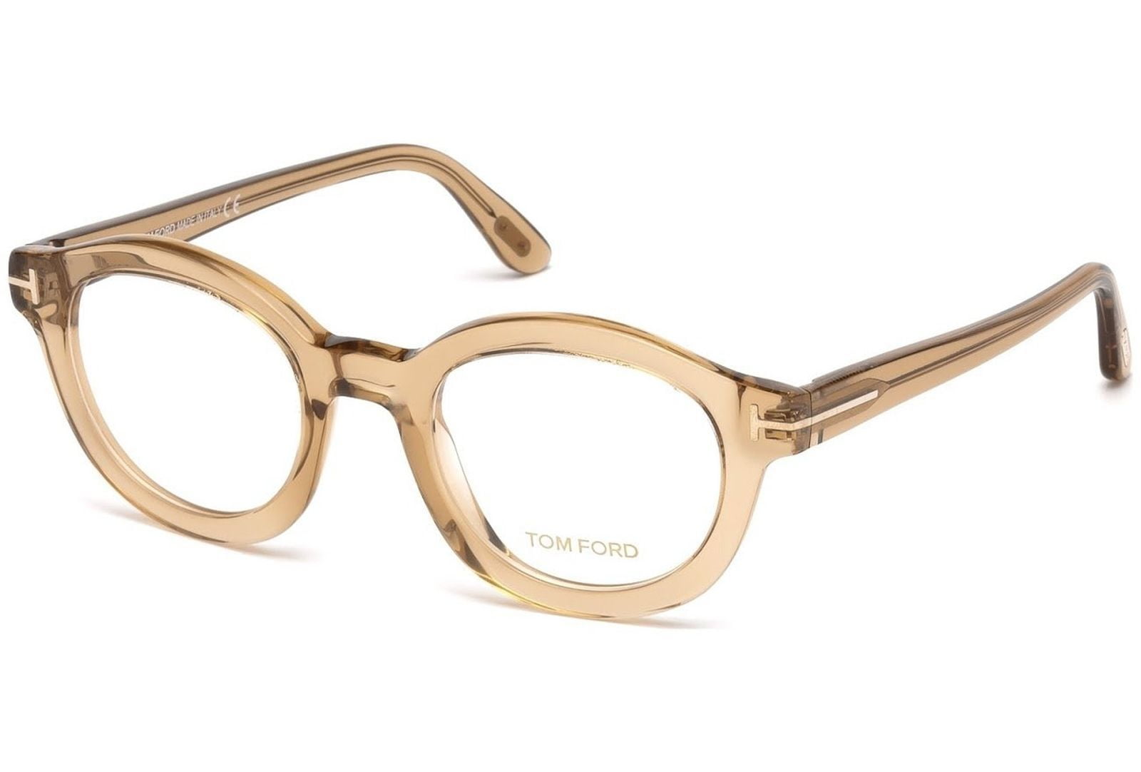 Tom Ford TF 5460 045 Eyeglasses Opal Honey Frame 5460 Round Authentic ...