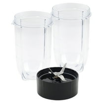 Cross Blade and 2 Pack Tall Cup Replacement Part Combo compatible with ...