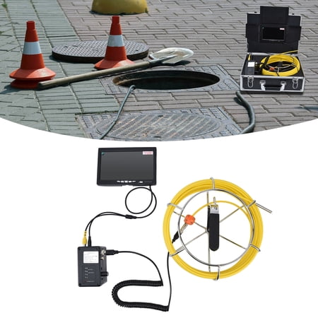 7 In Industrial Endoscope, LCD Screen HD Snake Camera, Borescope ...