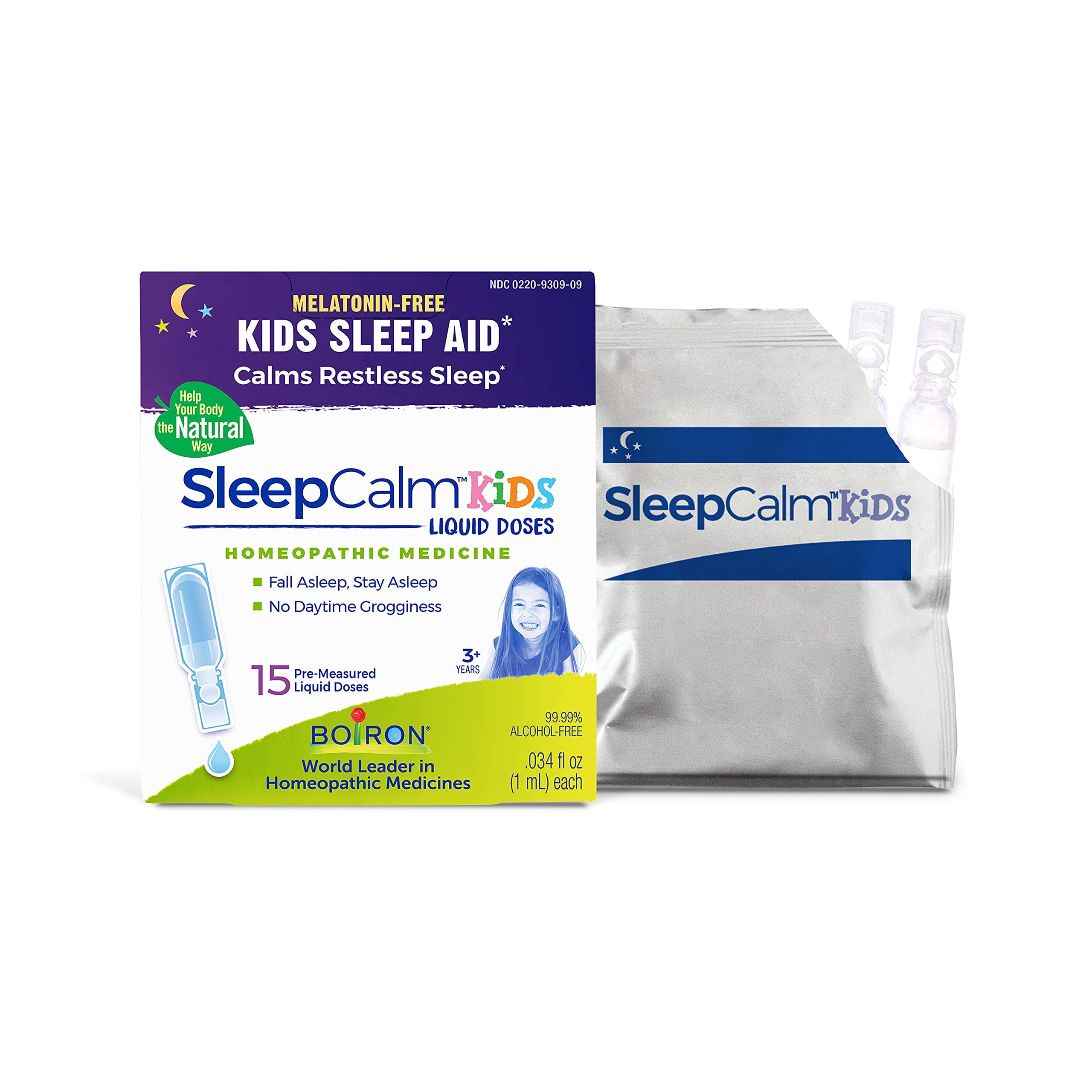 Dosis líquidas para niños Sleep Aid Boiron SleepCalm, 15 unidades ...