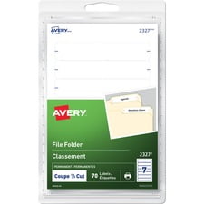 Click here for Avery Ave2327 File Folder Label prices