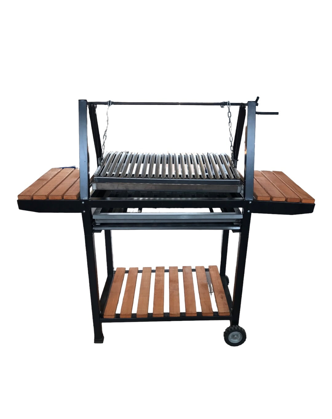 Asador de carbon Argentino ACMA Parrilla Inoxidable Ajustable PAMPAI ...