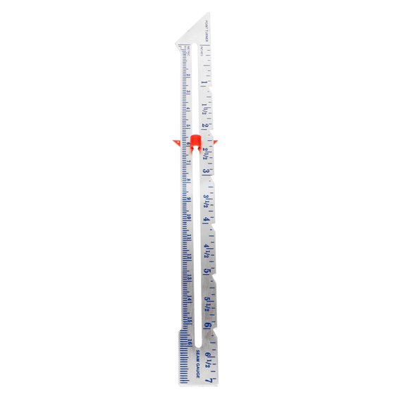HJQEQVD Sliding Gauge Sewing Measuring Tool Stainless Steel Quilting ...