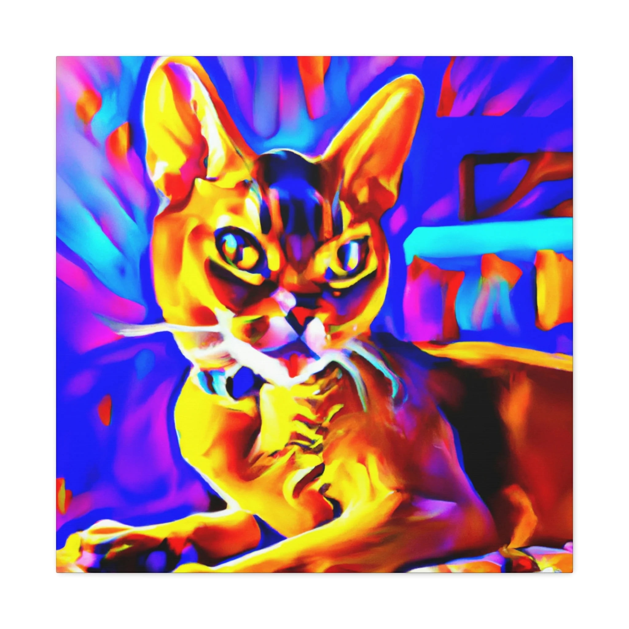 Abyssinian Pop Splendor - Canvas - Walmart.com