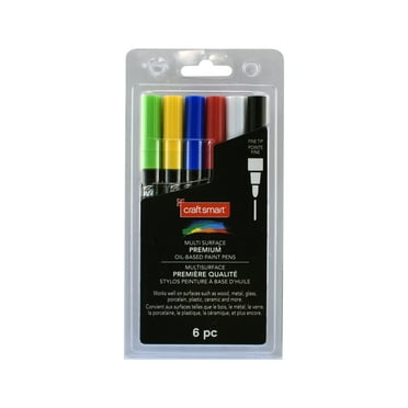 12 Pack: Extra Fine Tip Multi-Surface Premium Paint Pen by Craft Smart ...