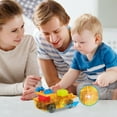 PicassoTiles Motorized Car Base Magnetic Tiles Playset, Self-Turning ...