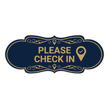 Designer Please Keep Door Closed (Image) Sign (Brushed Gold) - Small ...