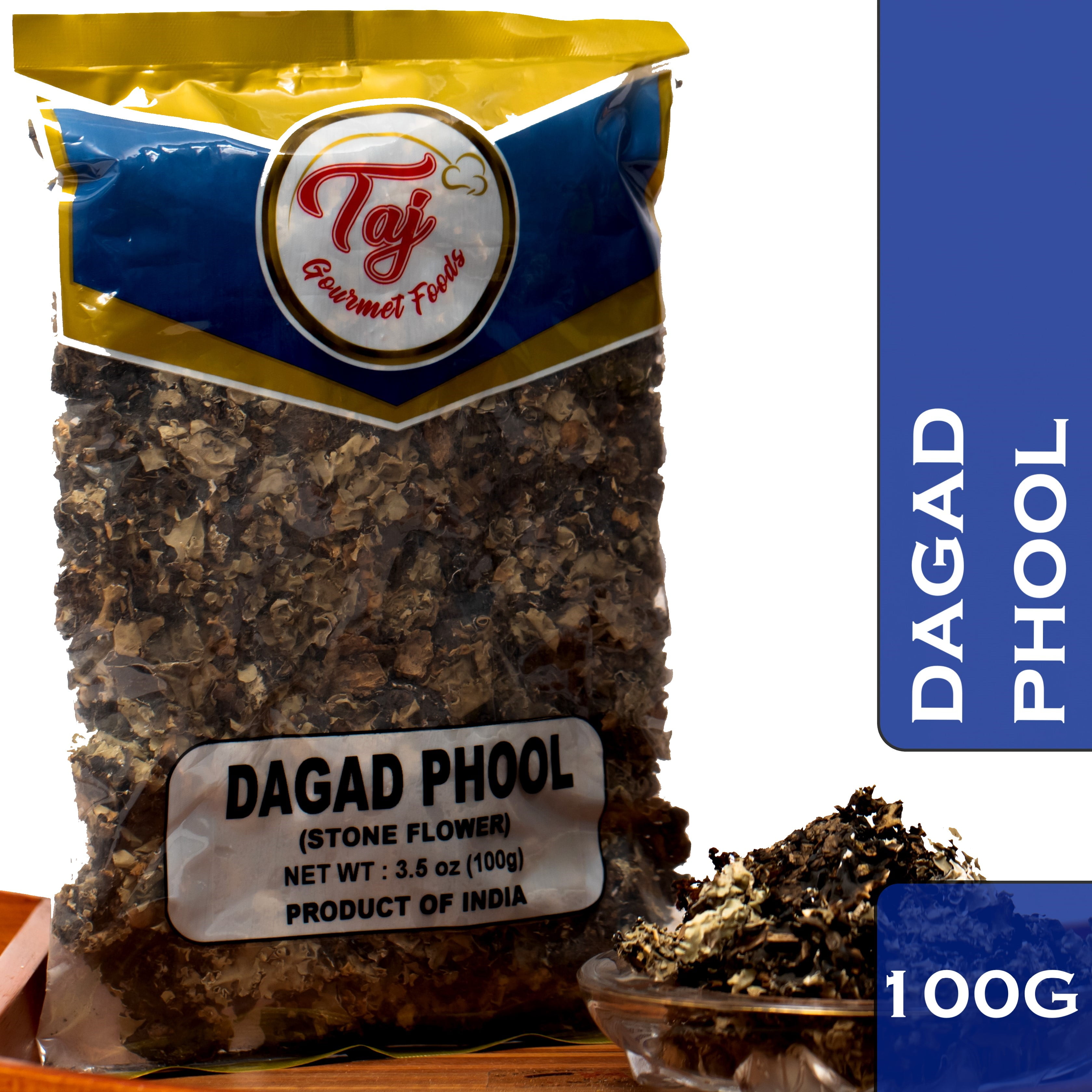 TAJ Premium Indian Dagad Phool, Stone Flower, 100 grams - Walmart.com