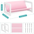 Tabletop Bookshelf, Simple Wood Book Organizer for Desk, Tilted Table ...