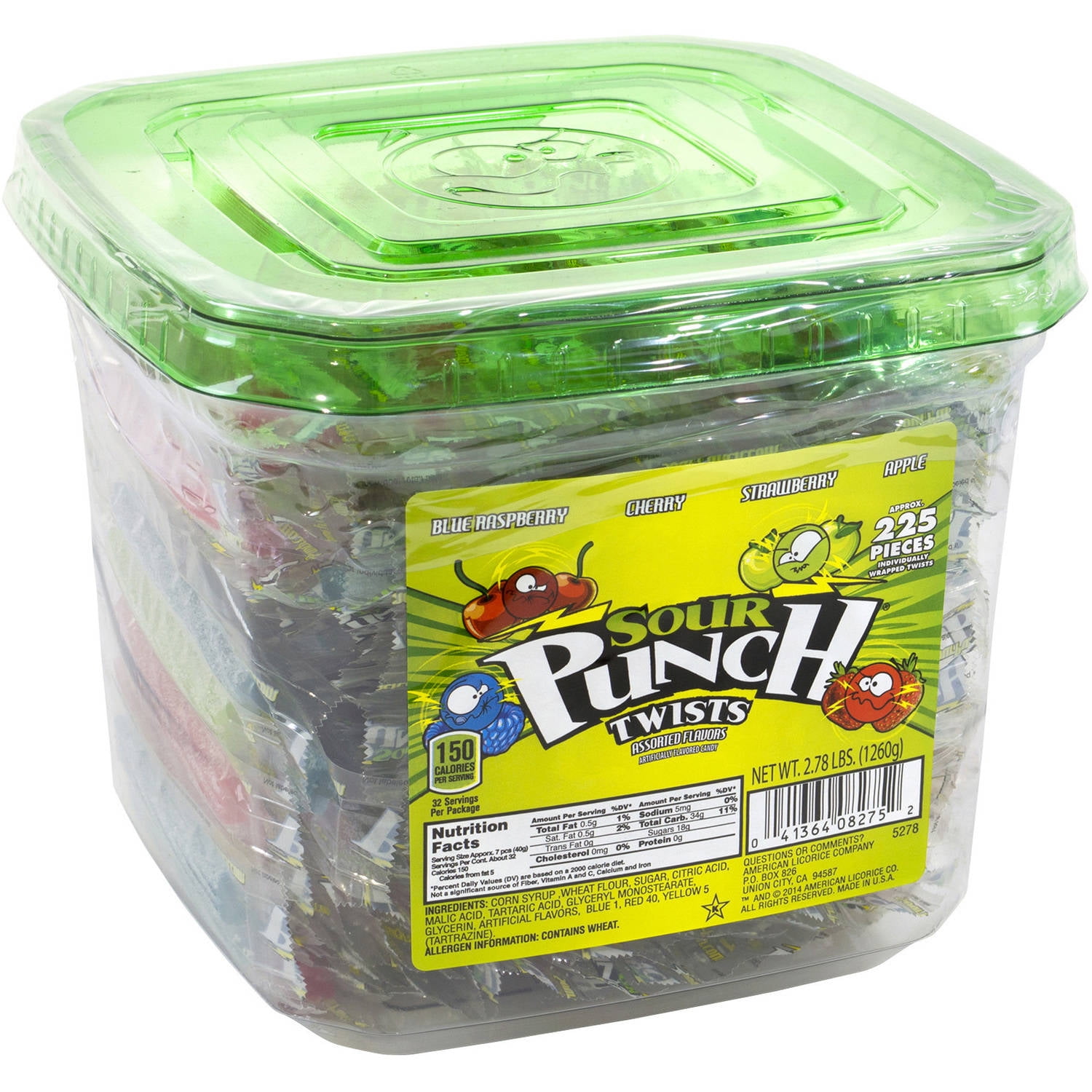 Sour Punch Assorted Flavors Twists Candy 225 Ct 2 78 Lbs Walmart sour-punch-assorted-flavors-twists-candy-225-ct-2-78-lbs-walmart