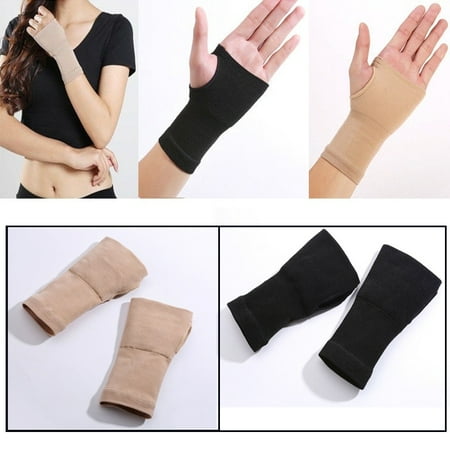 1PC S M L XL XXL Lycra Nylon Hand Wrist Palm Tunnel Support Gloves Gym ...