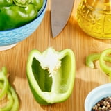 Fresh Produce Green Bell Pepper 1 Each with Crisp Flavor, Rich in ...