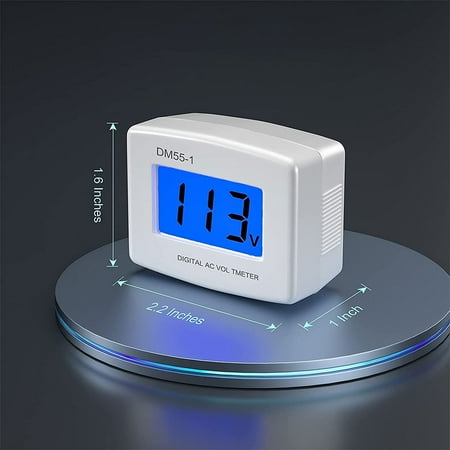 VONKY Digital Voltmeter Electrical Outlets Handy Installation 110V 220V ...