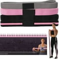 Long Fabric Full Body Resistance Bands Set of 4 and Pull Up Assistance ...