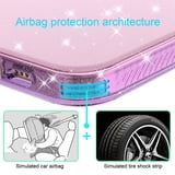 iPhone 12 Pro Max Clear Case, Dteck Bling Glitter Transparent Clear ...