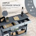 3-Tier Entryway Table, Wooden Narrow Sofa Table With Storage Drawer ...