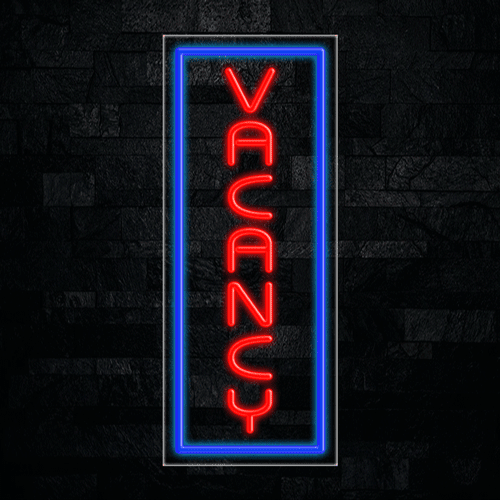 Vacancy LED Neon Sign 12"L x 30"H #31642 - Walmart.com