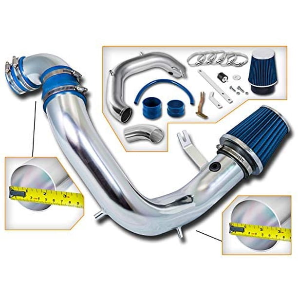 Rtunes Racing Cold Air Intake Kit + Filter Combo BLUE Compatible For 03 ...