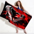 1Pcs, Tyrannosaurus Rex Inspired with Blood Splash Art Style Large Soft ...