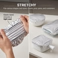 Aluminum Foil Heat Shield Covers – No Plastic, Stretchy Foil Food ...