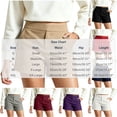 Binmer Women's Solid Color High Waisted Stretch Dress Shorts ...