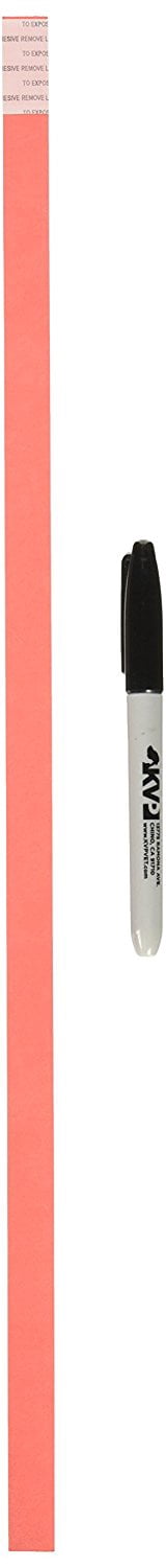 KVP ID Bands 20 [Red] (500 count) - Walmart.com